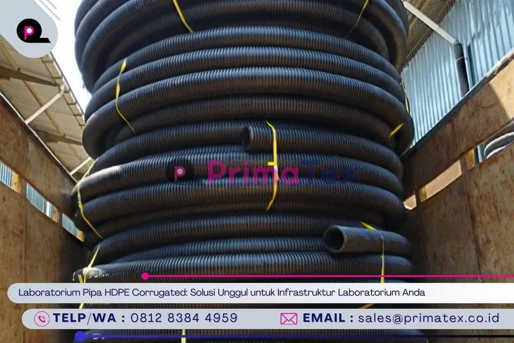 Laboratorium Pipa HDPE Corrugated - PT. PrimaTex Geokarya Abadi