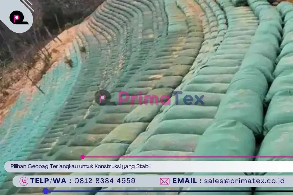 Jenis Geobag Terjangkau Pada Konstruksi - PT. PrimaTex Geokarya Abadi