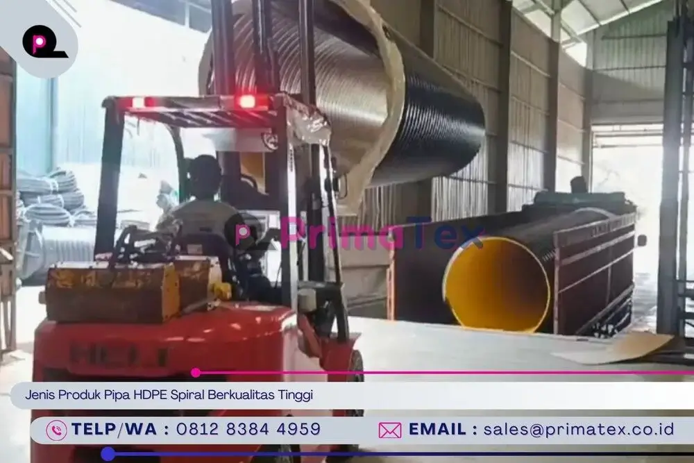 Jenis Produk Pipa HDPE Spiral Berkualitas Tinggi - PT. PrimaTex ...